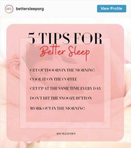 9 of the Best Sleep Instagram Accounts and Influencers