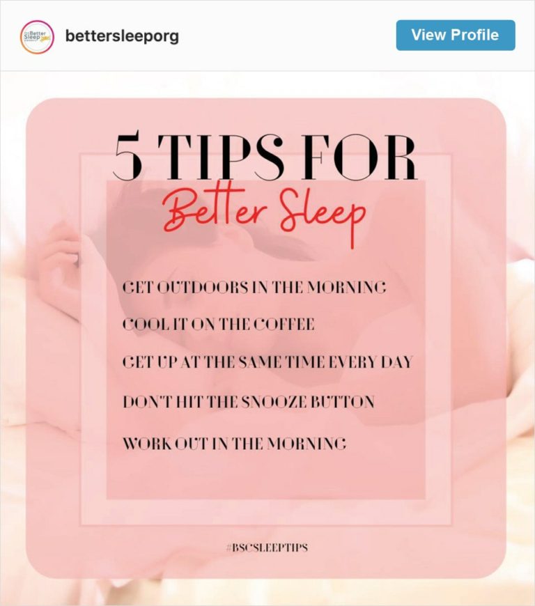 9 of the Best Sleep Instagram Accounts and Influencers