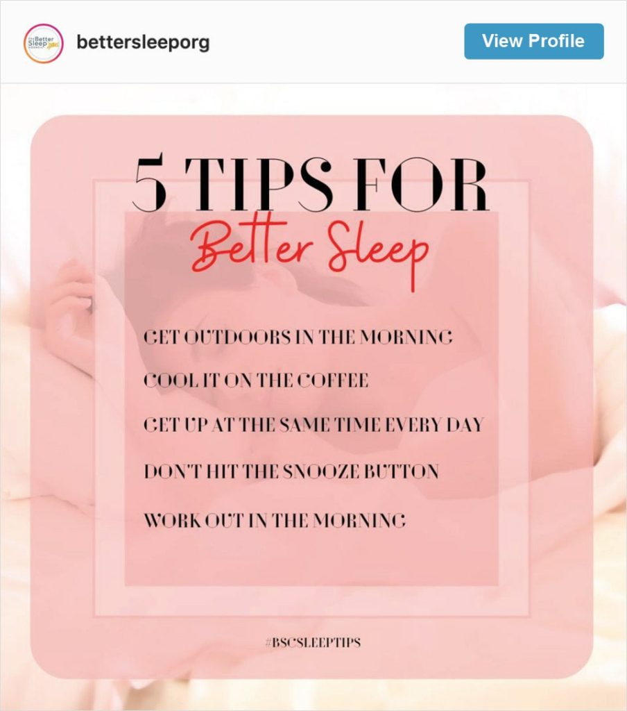 9 of the Best Sleep Instagram Accounts and Influencers
