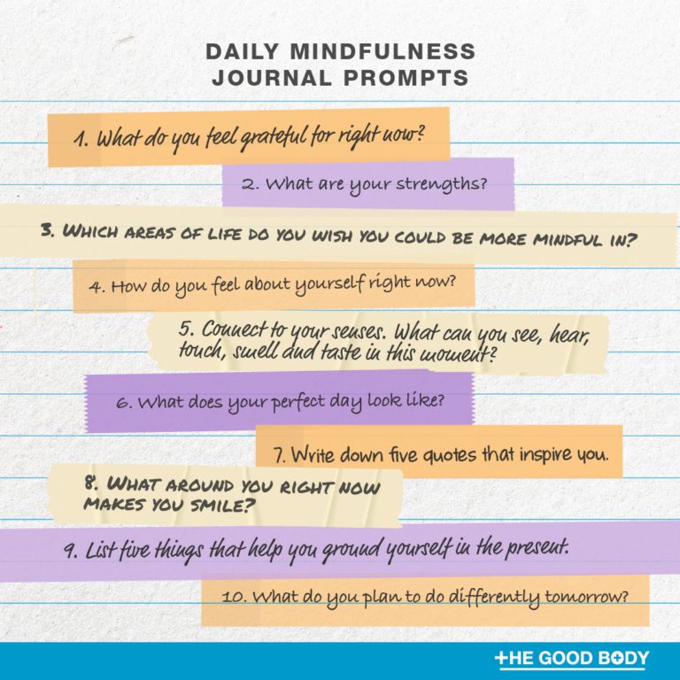 25 Journal Prompts for Mindfulness: Live a More Mindful Life