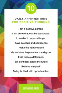 30 Positive Thinking Affirmations to Stop Negative Self-Talk