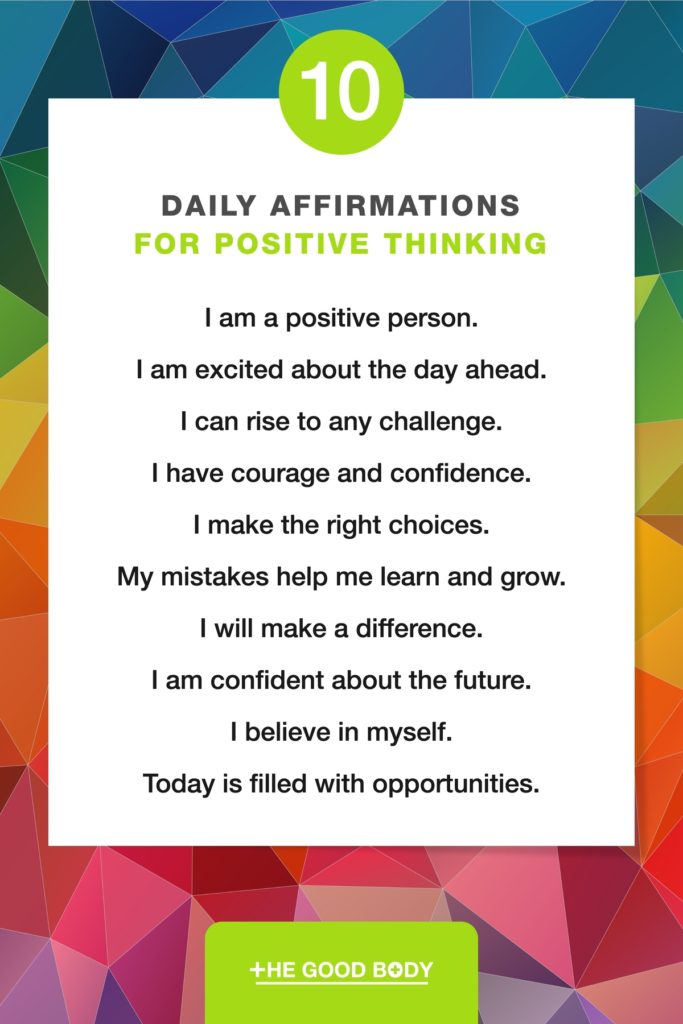 30 Positive Thinking Affirmations to Stop Negative Self-Talk