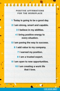 45 Positive Work Affirmations for Career Success