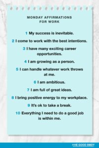 45 Monday Affirmations for a Positive New Week Mindset