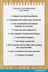 45 Tuesday Affirmations for a Positive Week Ahead
