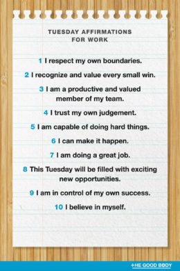 45 Tuesday Affirmations for a Positive Week Ahead