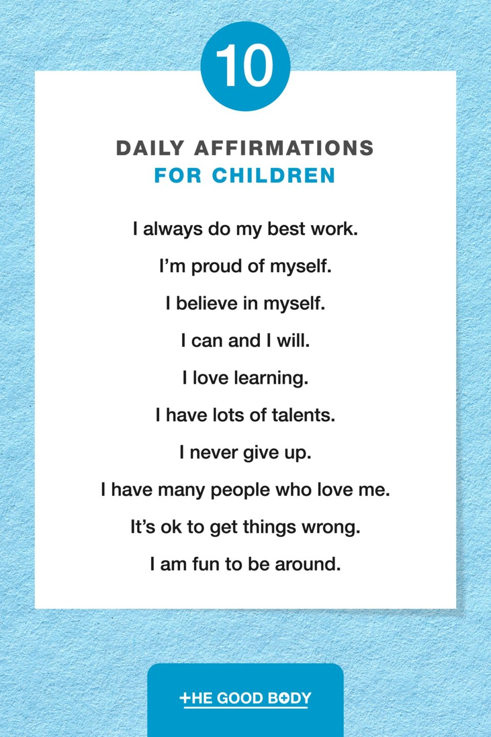 🌟 60 Positive Affirmations for Kids: Empower Little People!
