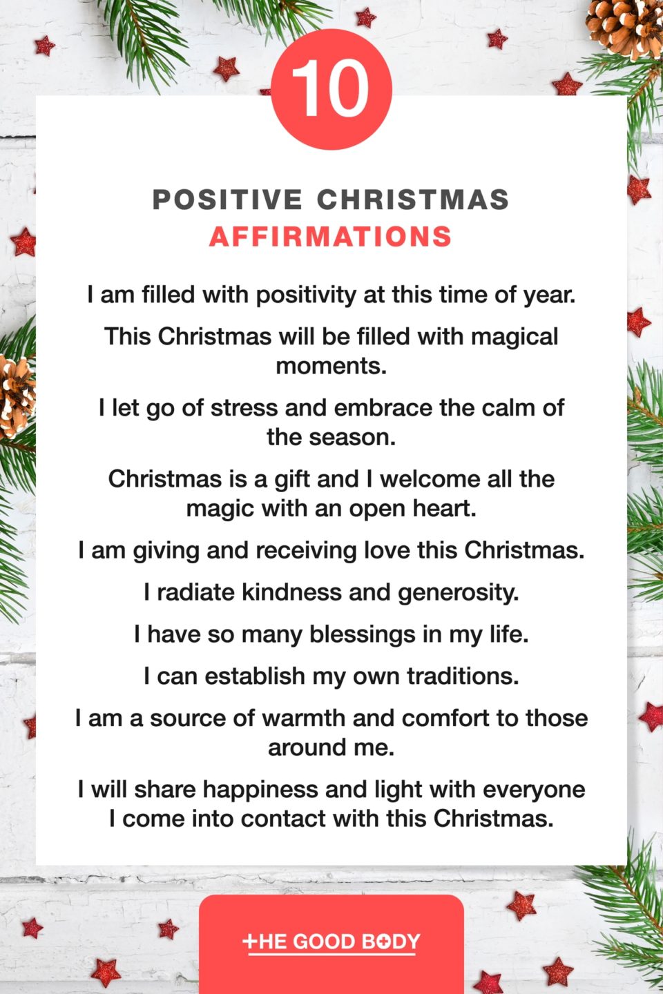 🎄 40 Christmas Affirmations to Lift Your Holiday Spirit!