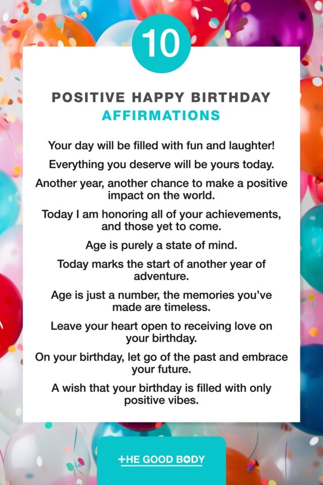 🎉 55 Birthday Affirmations for Special People (Like You!)