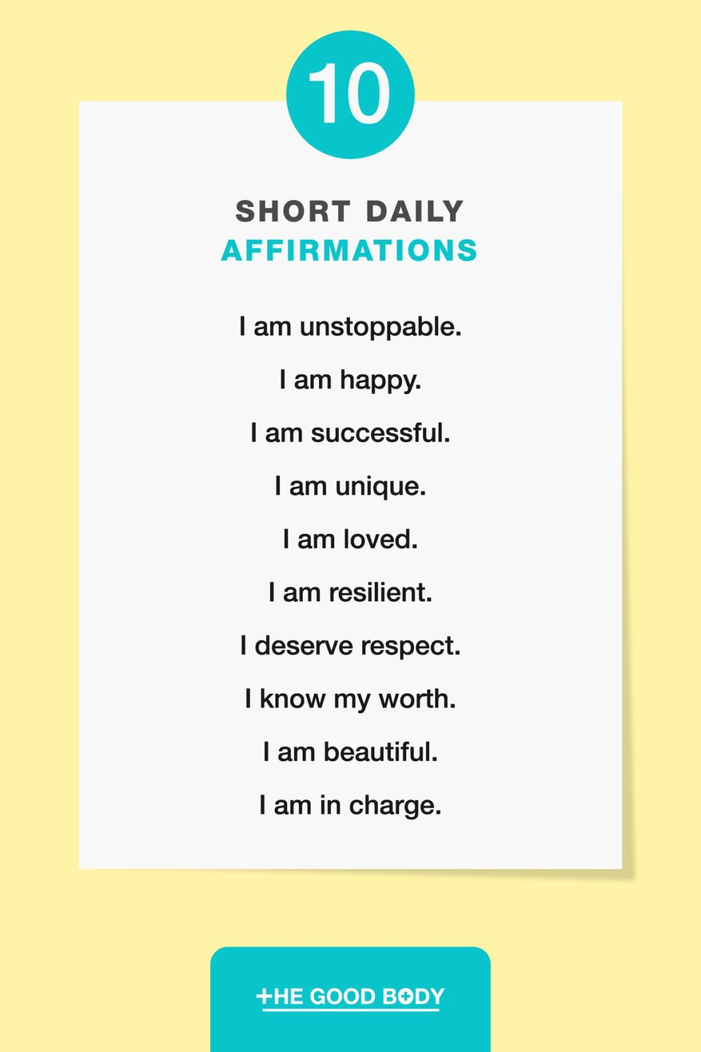 25 Short Positive Affirmations to Start Reciting Today