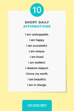 25 Short Positive Affirmations to Start Reciting Today