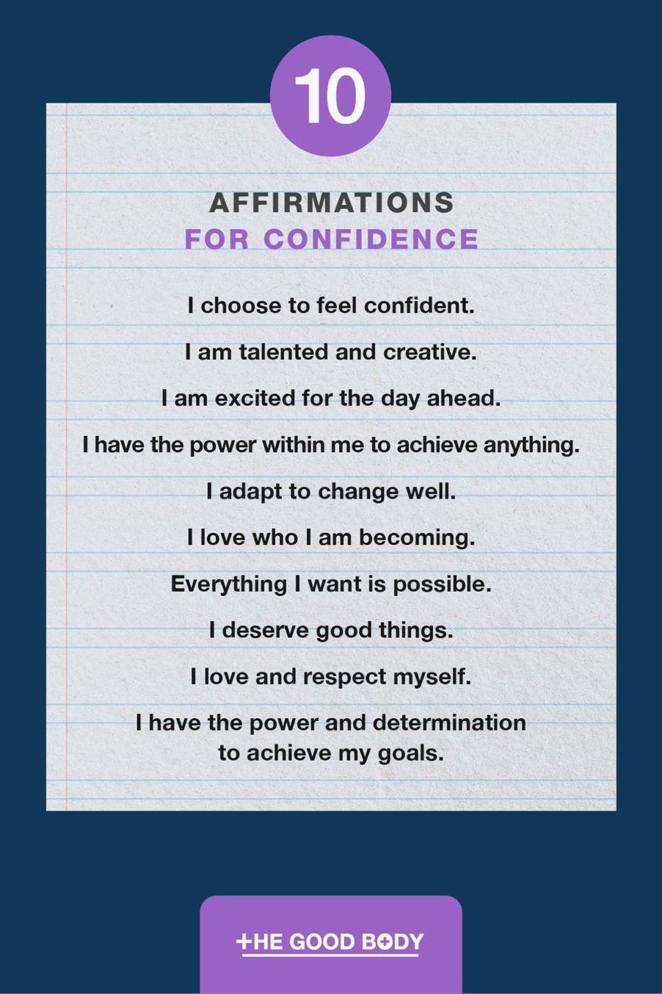 40 Affirmations for Confidence & Self-Esteem
