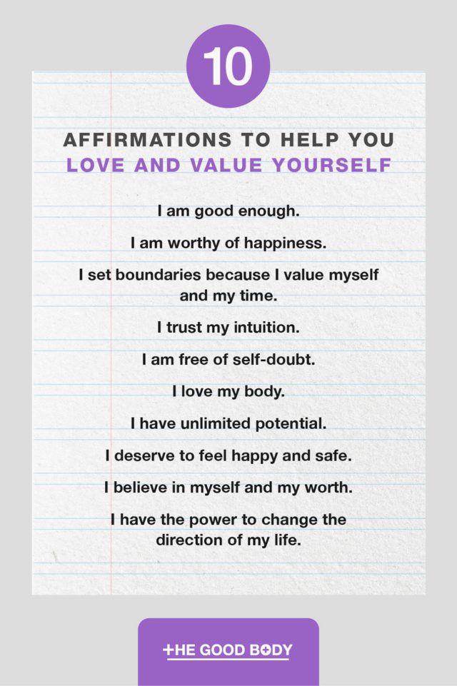 40 Affirmations for Confidence & Self-Esteem