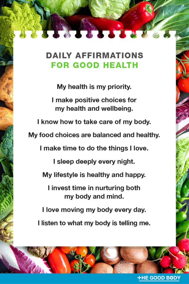 50 Health Affirmations for Healthier Living and Healing