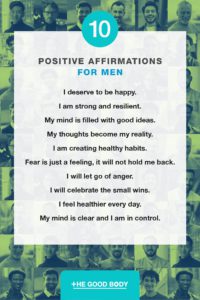45 Daily Affirmations for Men: Powerful and Positive Messages