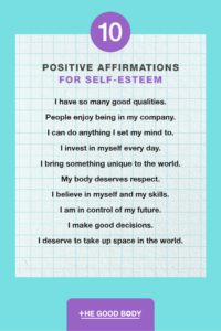 40 Affirmations for Confidence & Self-Esteem