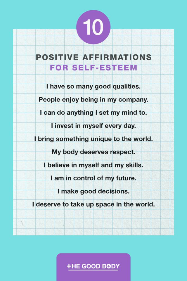 40 Affirmations for Confidence & Self-Esteem