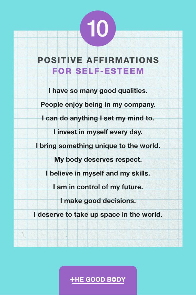40 Affirmations for Confidence & Self-Esteem