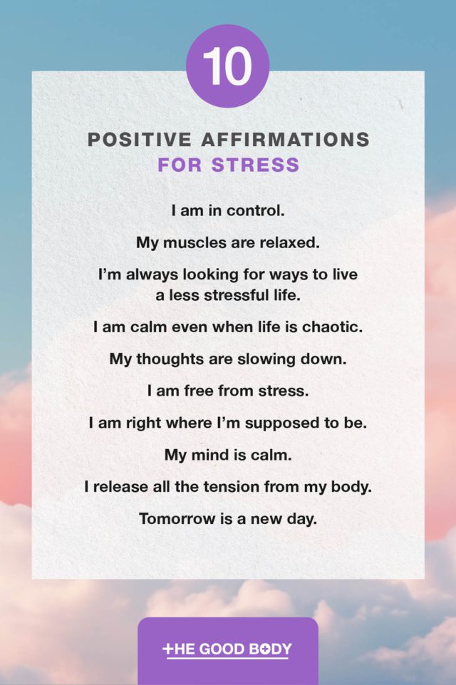 30 Affirmations for Stress Relief to Help You Unwind