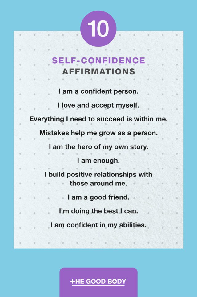 40 Affirmations for Confidence & Self-Esteem